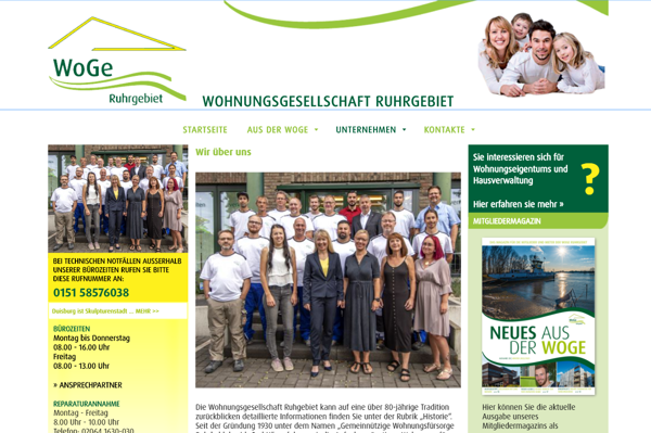 Wir über uns - WOGE.RUHR